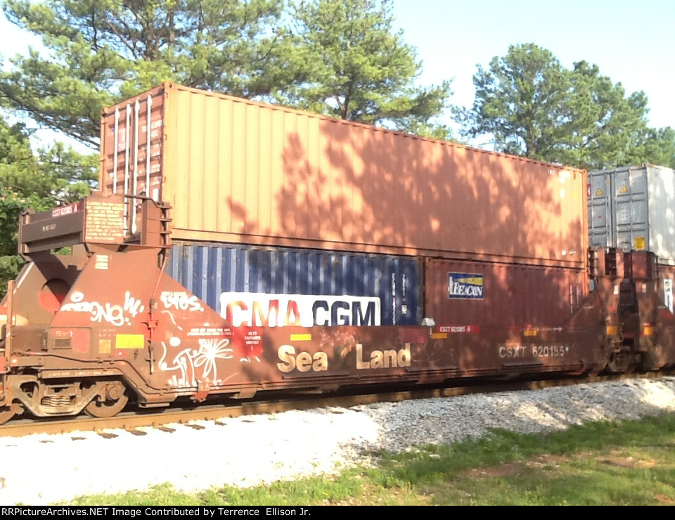 CSX Stack Car 620185 A